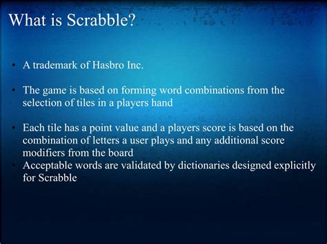 Ppt Scrabble Bot Powerpoint Presentation Free Download Id3800421