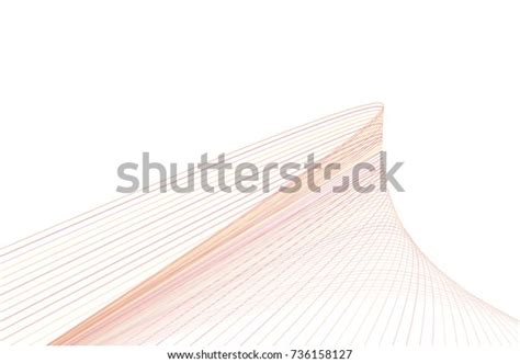 Shape Line Curve Abstract Geometric Background Stock Vector Royalty