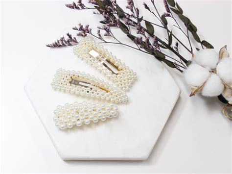 블링블링 진주 큐빅 똑딱핀 실핀 머리핀 헤어핀 올림머리 반머리 집게핀 모음전