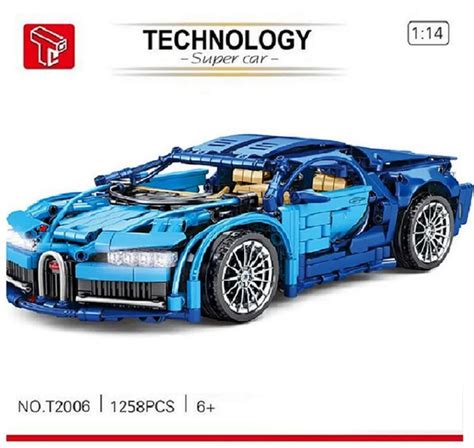 Вопросы и ответы о Конструктор T2006 "Спорткар Бугатти Широн", 1258 ...