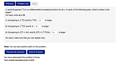 solved webwork16 section3 9 problem 3 previous problem list