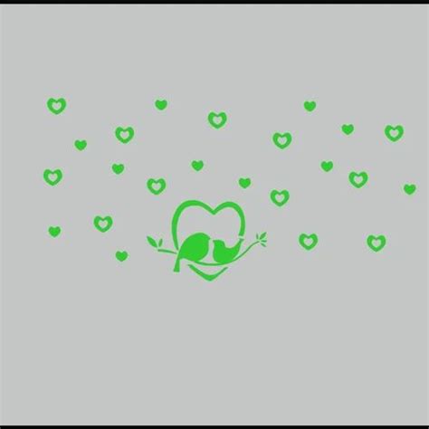 Generic Green Radium Wall Sticker Glow In Dark Sticker Glow Sticker Night Glow Labels रेडियम