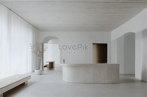 현대적인 미니멀리스트 홈 공간 배경 사진 및 창의적인 일러스트 무료 다운로드 Lovepik