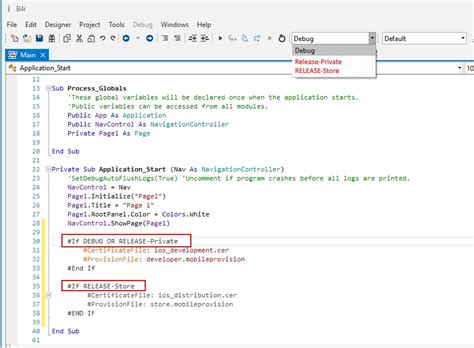 Additional Compiler Options B4x Programming Forum