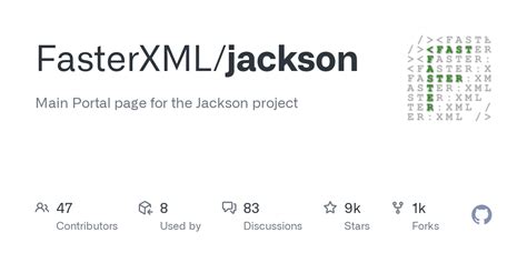 Jackson Release FasterXML Jackson Wiki GitHub