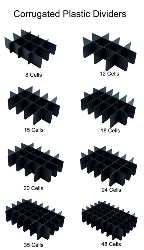 Wholesale Foldable Blue Corrugated Plastic Divider Sheets