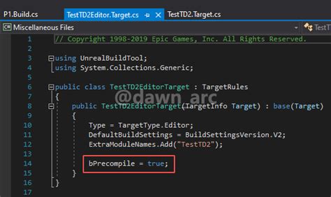 UE4 Precompile Plugins Build From Engine Source