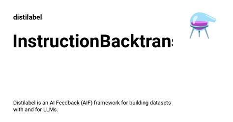 Instructionbacktranslation Distilabel