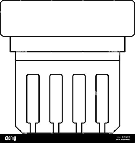 Electronic Circuit Board Icon Outline Stock Vector Image Art Alamy