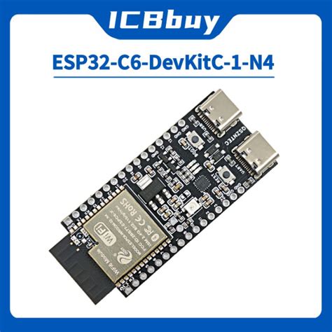Esp32 C6 Devkitc 1 Esp32 C6 Core Board Wifi6 Ble Zigbee Ultra Low Power
