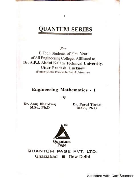 Quantum Math 1 All Units Pdf