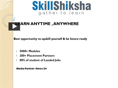 Skill Shiksha Data Science Ppt Presentation Free To Download