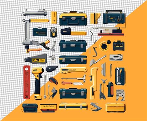 Premium Psd Toolbox 3d Render Transprint Background And Toolbox Icon Mockup