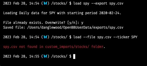 Bug Stocks Load Export Puts The File In A Path That Is Not Discoverable By Stocks Load
