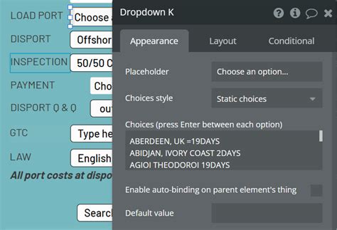 Drop Down Days On Bubble Responsiveness Bubble Forum