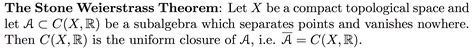 stone weierstrass theorem