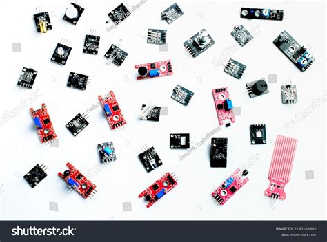 Arduino Diy Modules On White Background Stock Photo Shutterstock