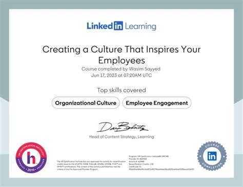 Wasim Sayyed On Linkedin Certificate Of Completion
