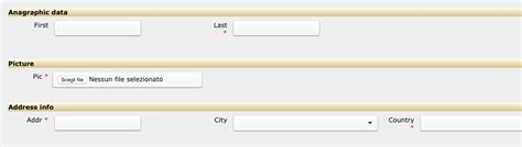 Html How To Design A Responsive Form With Vertical Aligned Fields