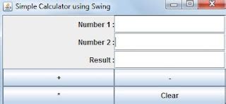 Simple Calculator Using Swing Package In Java Sushil S Blog On Programming Tutorials