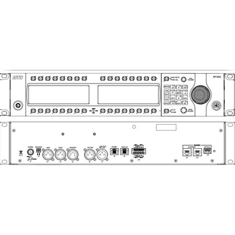 RTS KP PBA F Push Button Key Panel With A F Connector
