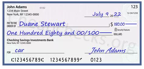 How To Write A Check For 180 Dollars Cheap Checks