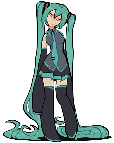 Creepy Miku By Borenii On Deviantart