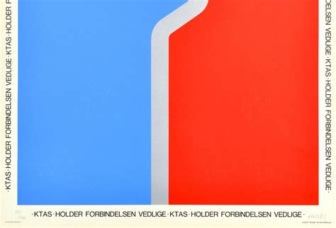 Per Arnoldi Original Vintage Poster Ktas Holder Forbindelsen Vedlige Keeps The Connection For