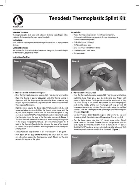 Tenodesis Splint Kit Ifu Pdf