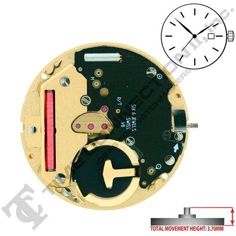 Eta 255 461 3 Hands Swiss Made Quartz Movement Ht 3 70mm Time