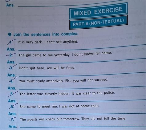 Mixed Exercise Noun Clause Adverb Clause Adjective Clause