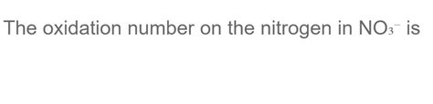 Solved The Oxidation Number Of The Chlorine Atom In Clo Chegg Com