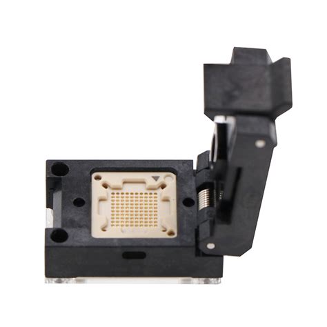 深圳谷易电子生产的bga100pin芯片老化测试座socket—bga芯片老炼测试夹具 简介 性能 特点 规格 应用 生产厂家