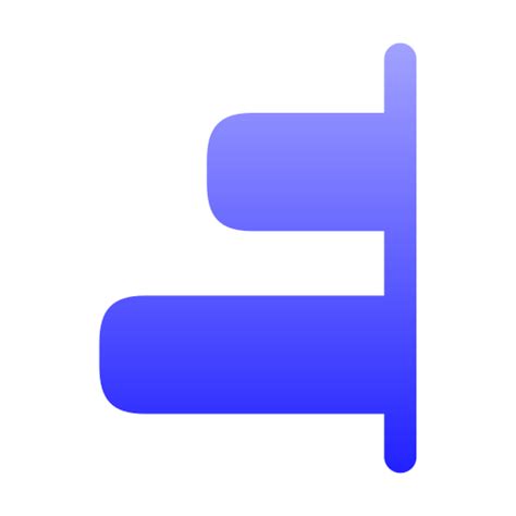 Right Alignment Generic Gradient Fill Icon Right Alignment Generic Gradient Fill Icon