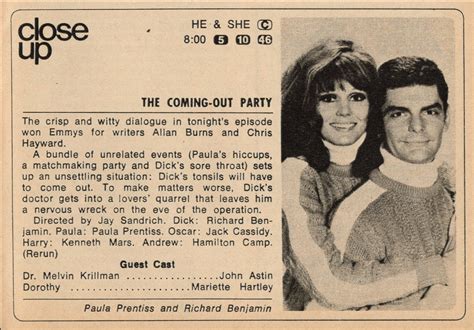Richard Benjamin And Paula Prentiss Remember He And She Thats Entertainment