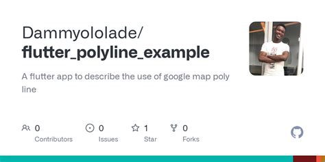 GitHub Dammyololade Flutter Polyline Example A Flutter App To Describe The Use Of Google Map