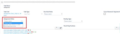 Specify Task Assignment