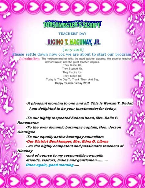 Emcee Script For Flag Raising Ceremony Deped Docx