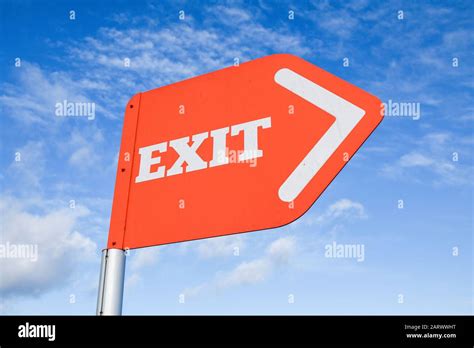 Exit Signs Hi Res Stock Photography And Images Alamy