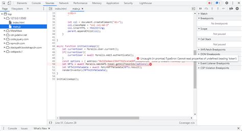 Cannot Read Properties Of Undefined Reading Token Error On