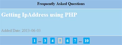 PHP Pagination Phppot