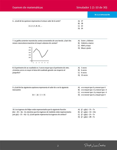 SOLUTION Examen Simulaci N Matem Ticas Preguntas Profe Luis Conchas Studypool