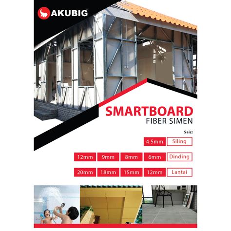 Smartboard Dinding Fiber Simen Shopee Malaysia