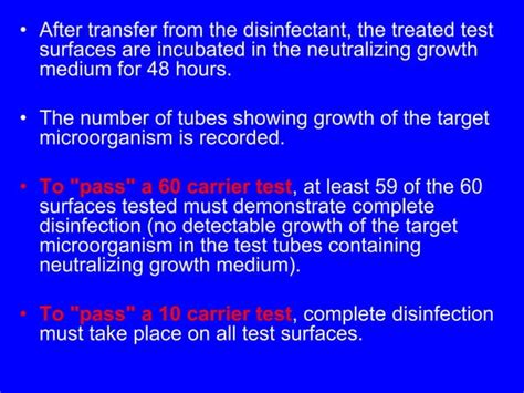 Testing Of Disinfectants Pdf