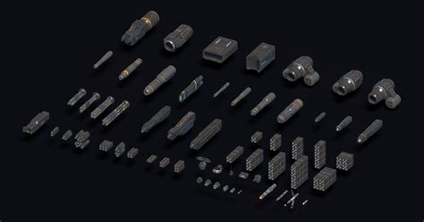 Modular Mech Weapons 3d Robots Unity Asset Store