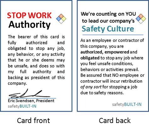 Put A Stronger Safety Culture In Their Back Pocket