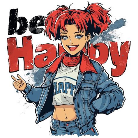 Premium Vector Manga Girl Portrait