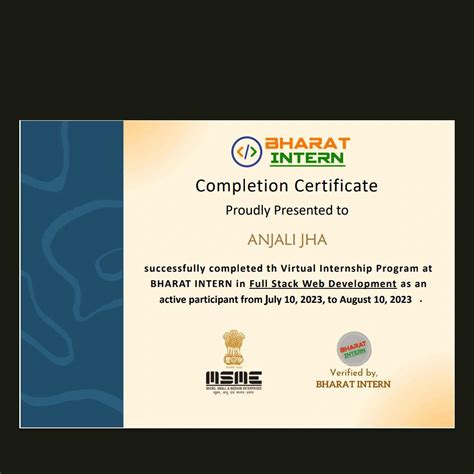 Anjali Jha On Linkedin Virtual Internship Program 💫