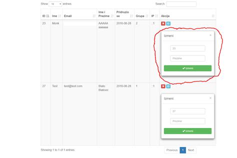 php form update only first id stack overflow