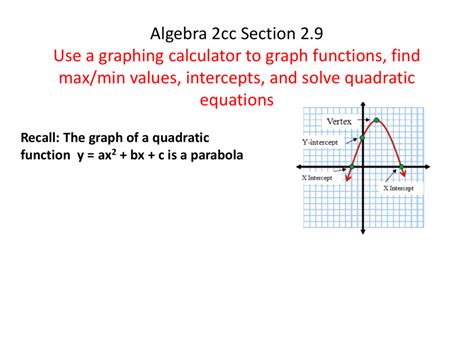 How To Solve Quadratic Equation With A Graphing Calculator Tessshebaylo
